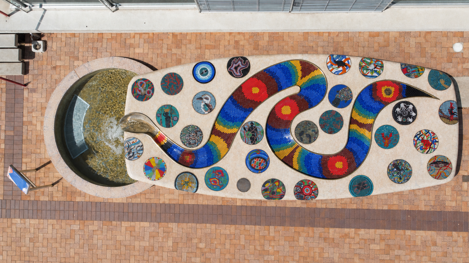 Rainbow Serpent water feature restored in Gunnedah | New England Times